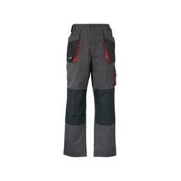 Arbeitsbundhose Terratrend Job "TTJ-Bund", Gr. 25, EURO, grau (grau, orange), Obermaterial: 65% Polyester PES. 35% Baumwolle CO., Hosen
