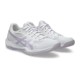 Hallenschuh asics "GEL-ROCKET 12", Damen, Gr. 39, wei&szlig;, dahlia, Synthetik, Schuhe Hallenschuh, besonders geeignet f&uuml;r Handball und Volleyball