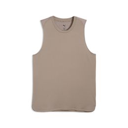 Tanktop Puma "M X HYROX CLOUDSPUN CITY TANK", Herren, Gr. L, mouse gray, Jersey, Obermaterial: 94% Polyester, 6% Elasthan, regular fit normal, Rundhals, Tops Tanktop, Top, &auml;rmellos, ohne Kapuze, f&uuml;r Sportmode und Streetwear