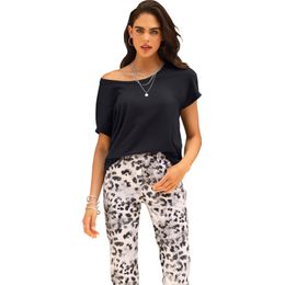 Heine Damen Shirt schwarz Gr&ouml;&szlig;e 36