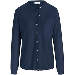 Peter Hahn - Twinset aus 100% Schurwolle Pure Tasmanian Wool, blau, Gr. 42 / M - Schurwolle