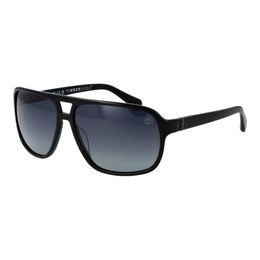 Timberland Schwarze Acetat-Sonnenbrille