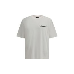 Dsquared2 Dsquared&sup2; Wei&szlig;es Baumwoll-T-Shirt