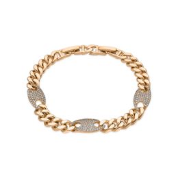 Luxenter Armband in 18 Karat Gelbgold mit funkelnden Zirkonia &ndash; Huka