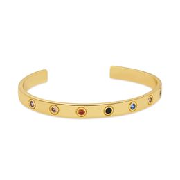 Luxenter Multicolor Zirconia Armband aus 18 Karat Gelbgold - Beru