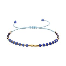 Luxenter Armband mit blauem Kristall 18k goldfarben - Anlako