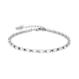 Luxenter 925 Sterling Silber Armband mit rhodiniertem Brillant Zirkonia - Alku