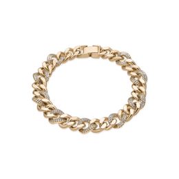 Luxenter Armband mit 18 Karat Gelbgold-Finish und funkelnden Zirkonia-Steinen &ndash; Sarva