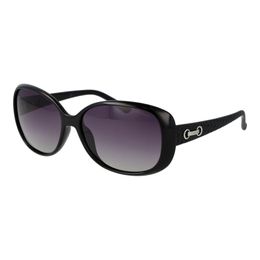 Polaroid schwarze Kunststoff-Sonnenbrille