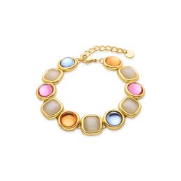 Luxenter Multicolour Kristall Armband aus 18K Gelbgold - Mantis