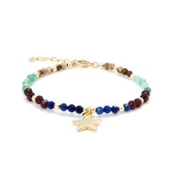 Luxenter Multicolour Kristall Armband aus 18K Gelbgold - Nerald