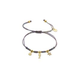 Luxenter Armband aus 925er Sterlingsilber und Zirkonia in 18k Gelbgold - Linduk