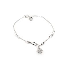 Luxenter Rhodium plattierter Brillant Zirkonia Armband - Wilya