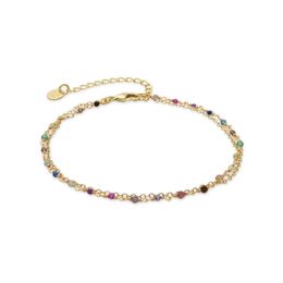 Luxenter-Armband mit mehrfarbigem Kristall in 18K Gold - Ulah