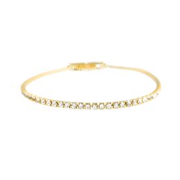 Luxenter Brillant-Zirkonia-Armband aus 18 Karat Gelbgold - Kayla