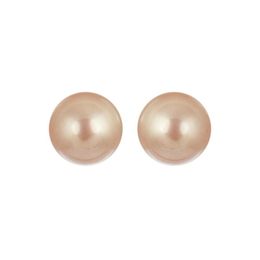 Luxenter Luxenter Ohrringe, 925er Sterlingsilber und rhodinierte rosa Perlenkette