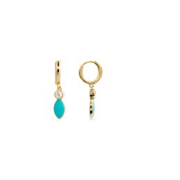 Luxenter Ohrringe aus 18k Gelbgold mit funkelnden Zirkonias - Rielo