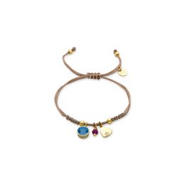 Luxenter Sterling Silber 925 Armband mit Saphir Zirkonia in 18K Gelbgold - Erilah