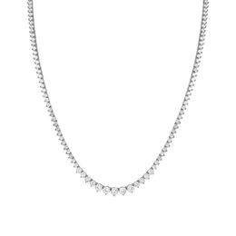 Luxenter Sterling Silber 925 Halskette mit rhodiniertem Brillant Zirkonia - Niriel