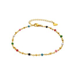 Luxenter-Armband aus Metalllegierung und mehrfarbig lackiert, lackiert in 18-karat-Gelbgold &ndash; Basor