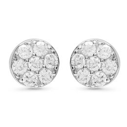 Luxenter Kreis 925 Sterling Silber Ohrringe