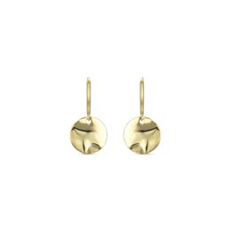 Luxenter Midnak-Ohrringe aus 925er Sterlingsilber mit 18 Karat Gelbgold