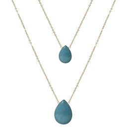 Luxenter Abelia Halskette aus 18 Karat Gelbgold