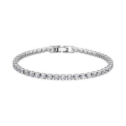 Luxenter-Armband in Brilliant Metal Alloy und Zirconia-Rhodium-Finish &ndash; Newyn