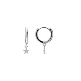 Luxenter 925 Sterling Silber rhodinierte Ohrringe - Stern