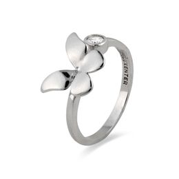 Luxenter 925 Sterling Silber und Rhodium plattierter Zirkonia Ring - Azayn