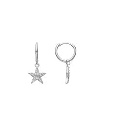 Luxenter 925 Sterling Silber und Rhodium plattierte Brillant Zirkonia Ohrringe - Tuthe