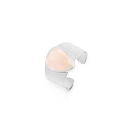 Luxenter Schekel-Rosenquarz-Ring