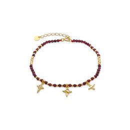 Luxenter Armband aus 925er Sterlingsilber und Zirkonia, 18 Karat vergoldet &ndash; Paila