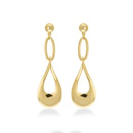 Luxenter Nkara-Ohrringe aus 18 Kt. Gelbgold