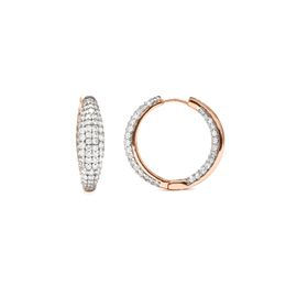 Luxenter Ohrringe aus Zirkonia mit 18 Karat Gelbgold-Finish &ndash; Syuco