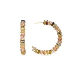 Luxenter Ohrringe in 18-karat-Gelbgold und Multicolor Natural Stone - Onisu