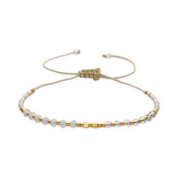 Luxenter Armband mit schwarzem Kristall 18k goldfarben - Anlako