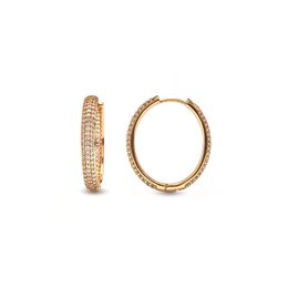 Luxenter Ohrringe aus Zirkonia mit 18 Karat Gelbgold-Finish &ndash; Olide
