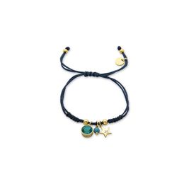 Luxenter Sterling Silber 925 Armband mit Smaragd Zirkonia in 18K Gelbgold beendet - Zysuo