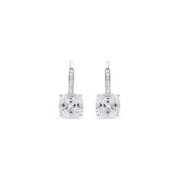 Luxenter Ohrringe, 925 Sterling Silber mathzi und rhodiniert gl&auml;nzend Zirkonia Finish
