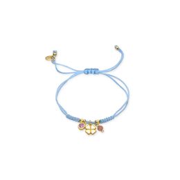 Luxenter Sterling Silber 925 Armband mit rosa Zirkonia in 18K Gelbgold beendet - Douala