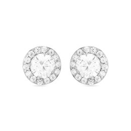 Luxenter Sterling Silber 925 Ohrringe mit rhodiniertem Brillant Zirkonia - Miryon