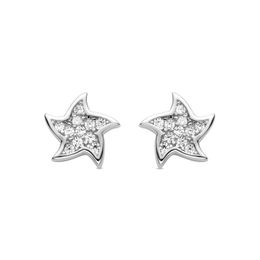Luxenter Sterling Silber 925 Ohrringe mit rhodiniertem Brillant Zirkonia - Tsya