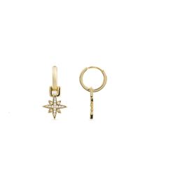 Luxenter 18k Gelbgold plattierte Brillant Zirkonia Ohrringe - Sionqui