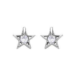 Luxenter rhodinierte Brillant-Zirkonia-Ohrringe - Faria