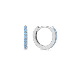 Luxenter 925 Sterling Silber mit T&uuml;rkis rhodiniert Ohrringe - Valarys