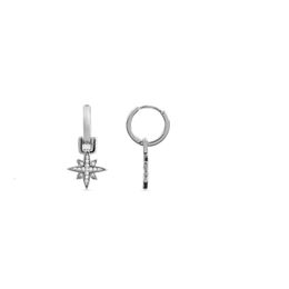 Luxenter Rhodium plattierte Brillant Zirkonia Ohrringe - Sionqui
