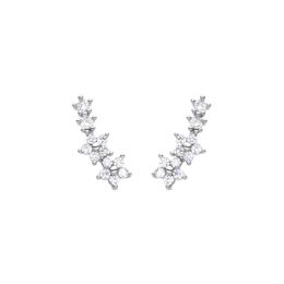 Luxenter Rhodinierte Brillant-Zirkonia-Ohrringe - Olea