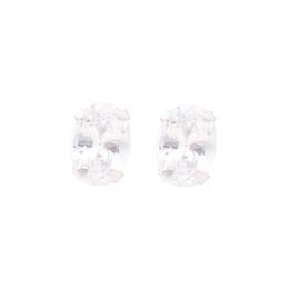 Luxenter Sterling Silber 925 Ohrringe mit rhodiniertem Brillant Zirkonia - Essential