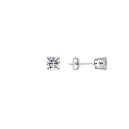 Luxenter Sterling Silber 925 Ohrringe mit rhodiniertem Brillant Zirkonia - Kyoro